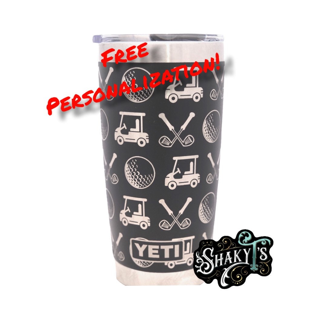 360 Golf Design Laser Engraved on a 20oz Yeti Tumbler With Magslide Lid ...