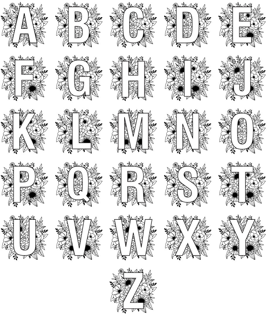 Single Letter Floral Monogram Laser or Hand Engraved on a 20oz Yeti ...