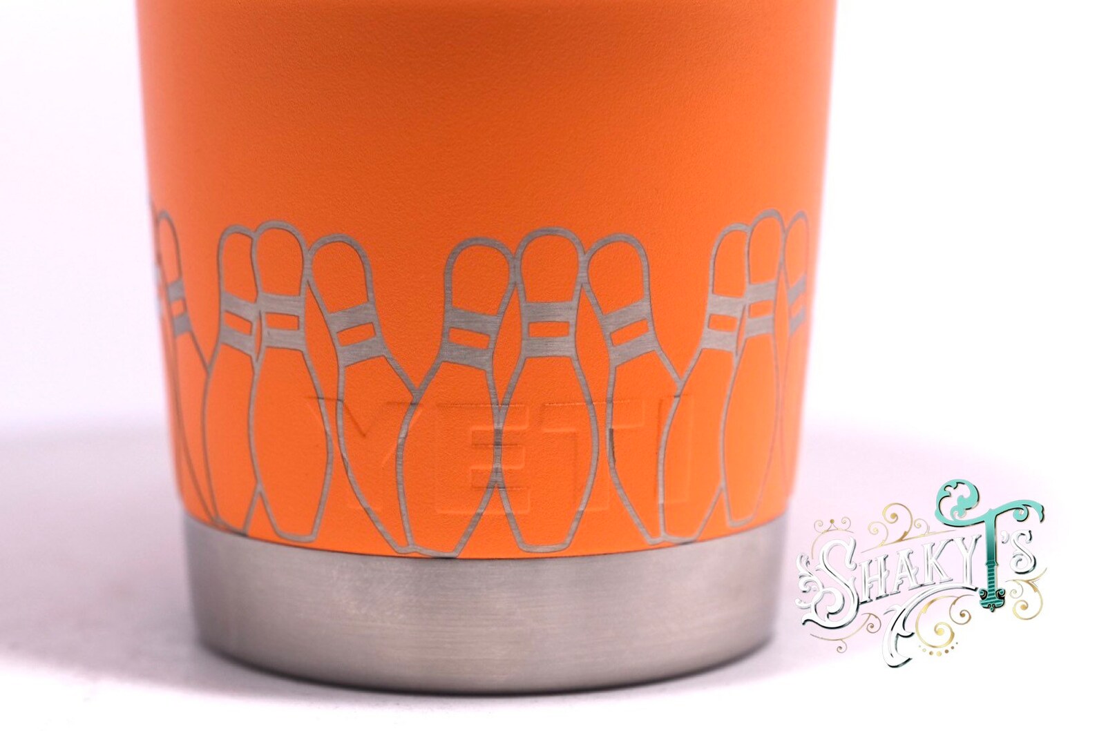 30oz - 360 Bowling Wrap Laser Engraved on a Yeti Tumbler With Magslide ...