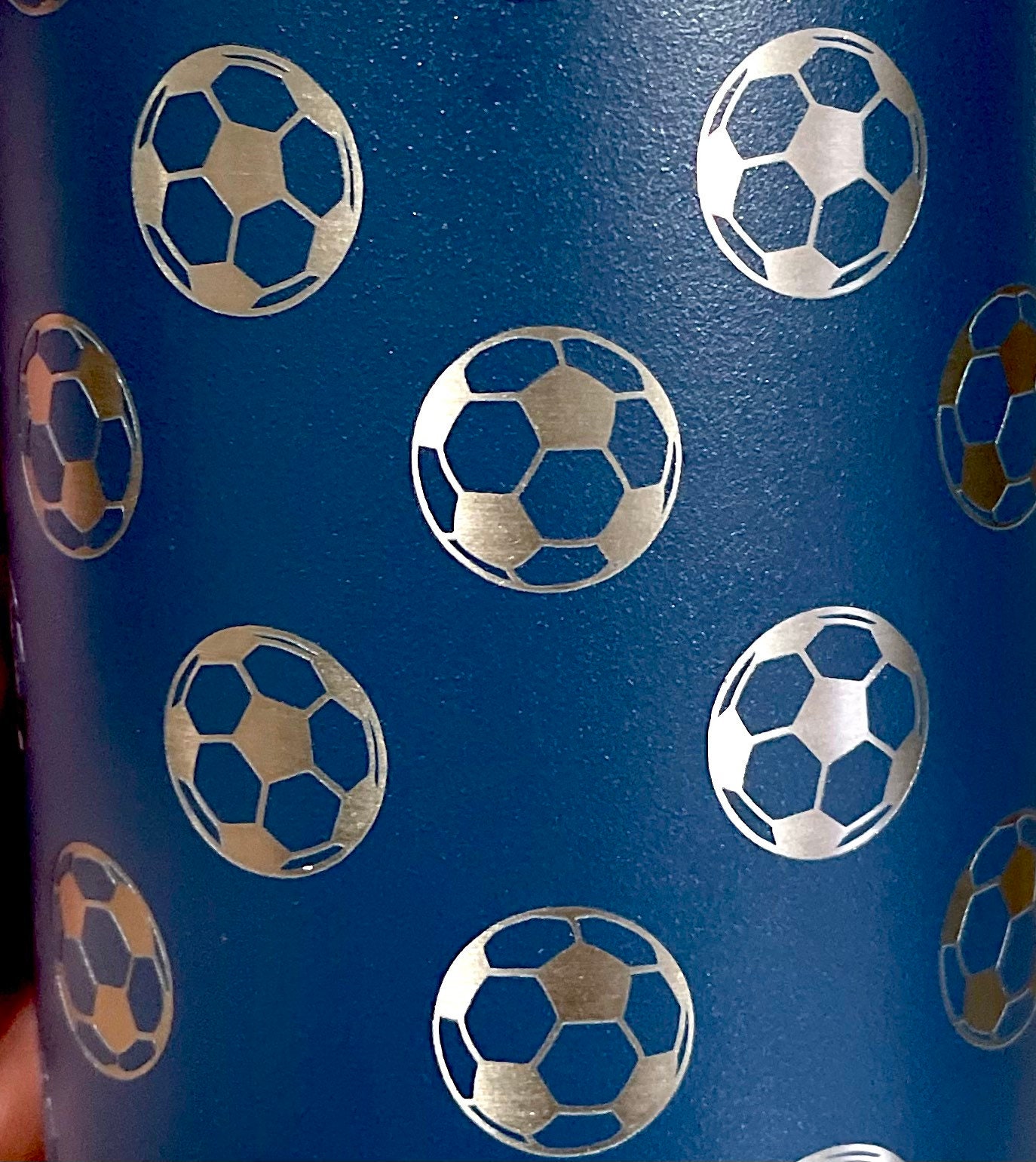 Soccer Ball Design Engraved on Yeti 20oz Tumbler With Magslide - Etsy