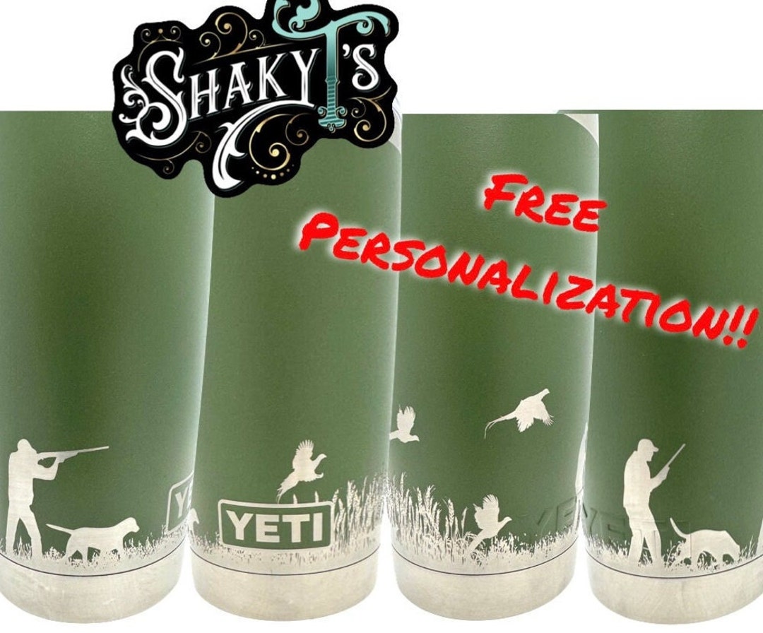 20oz - 360 Pheasant Hunting Design Laser Engraved on a Yeti Tumbler ...