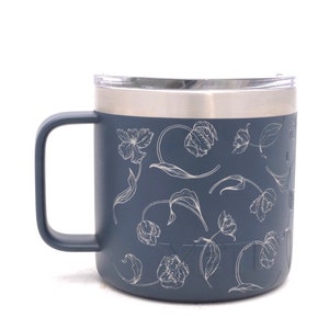 14oz 270 Tulip 2.0 Design Laser Engraved on a Yeti Mug - Etsy
