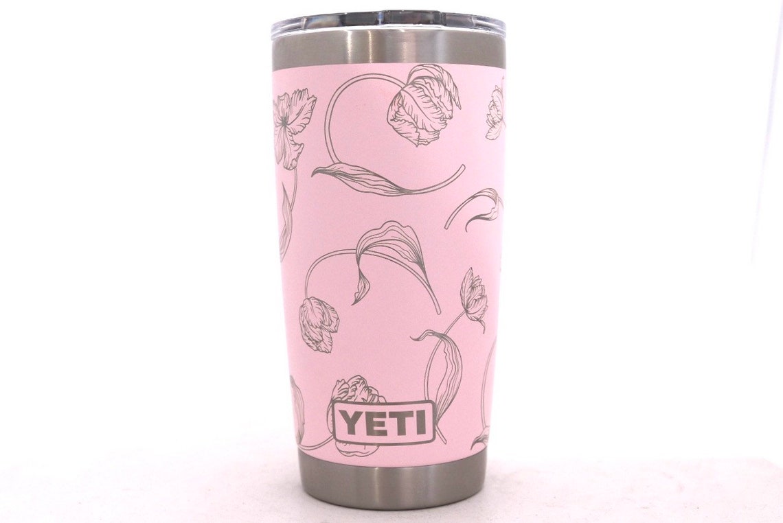 20oz 360 Tulip 2.0 Design Laser Engraved on a Yeti Tumbler - Etsy