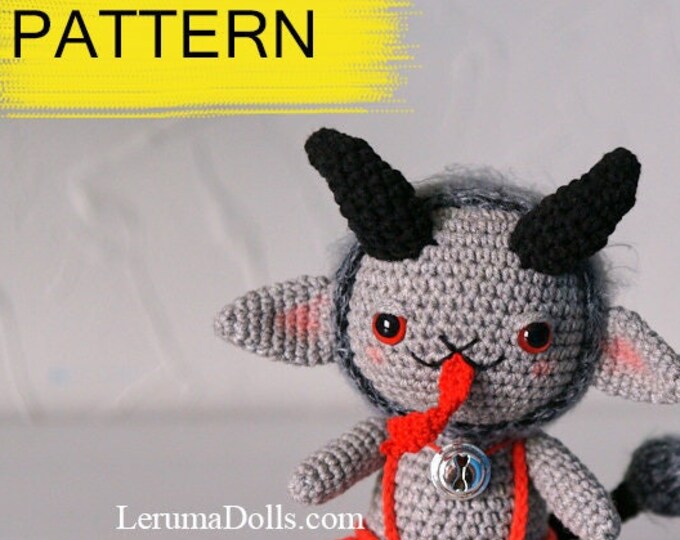 PDF File, Krampus Crochet Pattern, Krampus Amigurumi, Goat Crochet ...