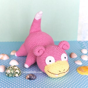 PDF File, Slowpoke Crochet Pattern, Pokemon Crochet Pattern, Slowpoke ...