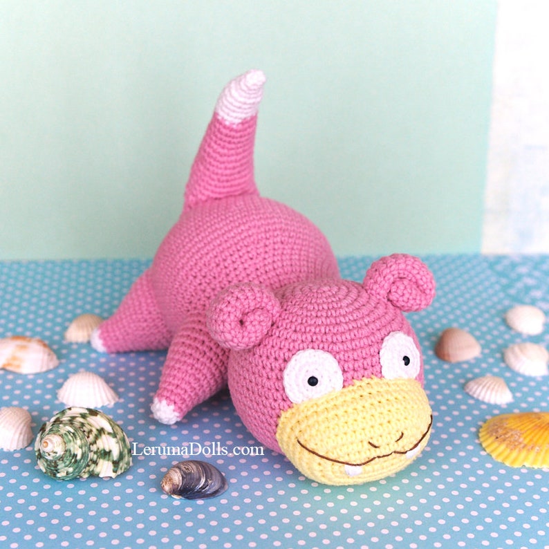 PDF File Slowpoke Crochet Pattern Pokemon Crochet Pattern - Etsy