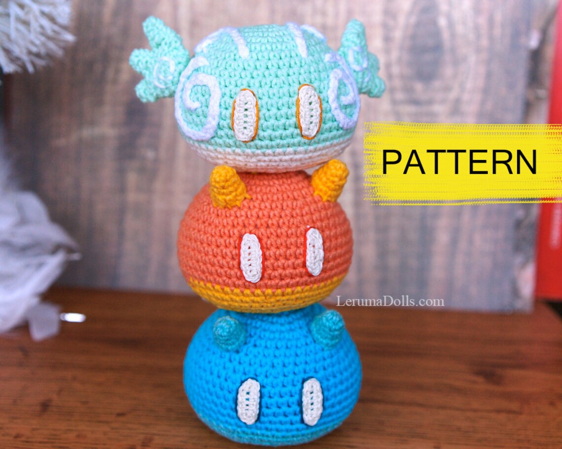 PDF File Slime Crochet Pattern Genshin Impact Crochet - Etsy