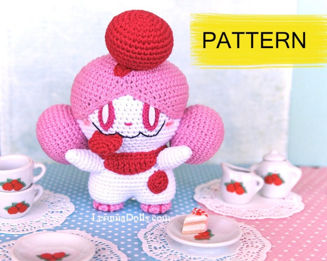 PDF File, Crochet Pattern Slurpuff, Pokemon Crochet Pattern, Slurpuff ...
