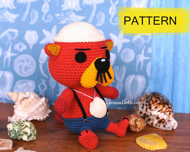 PDF File Crochet Pattern Pascal Animal Crossing Crochet - Etsy