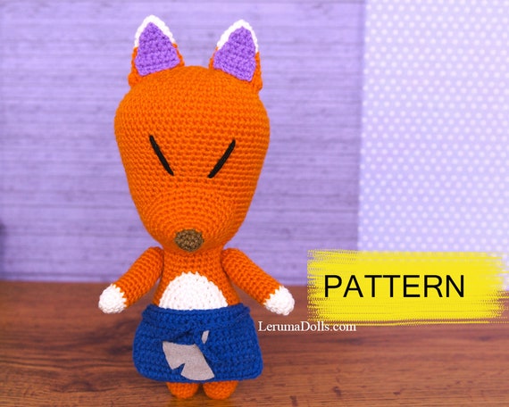 PDF File Crochet Pattern Redd Animal Crossing Crochet - Etsy