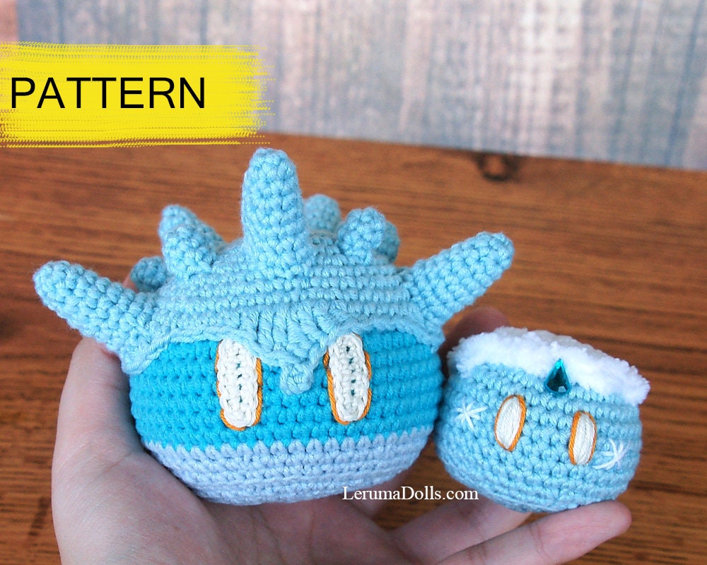 PDF File Slime Crochet Pattern Genshin Impact Crochet - Etsy UK