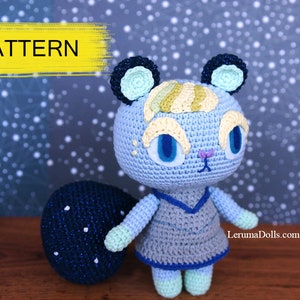PDF File, Crochet Pattern Ione the Squirrel, Animal Crossing Crochet ...
