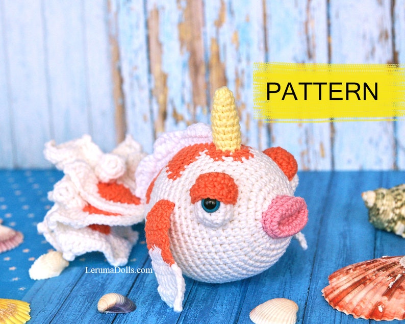 PDF File Goldeen Crochet Pattern Goldfish Crochet Pattern - Etsy
