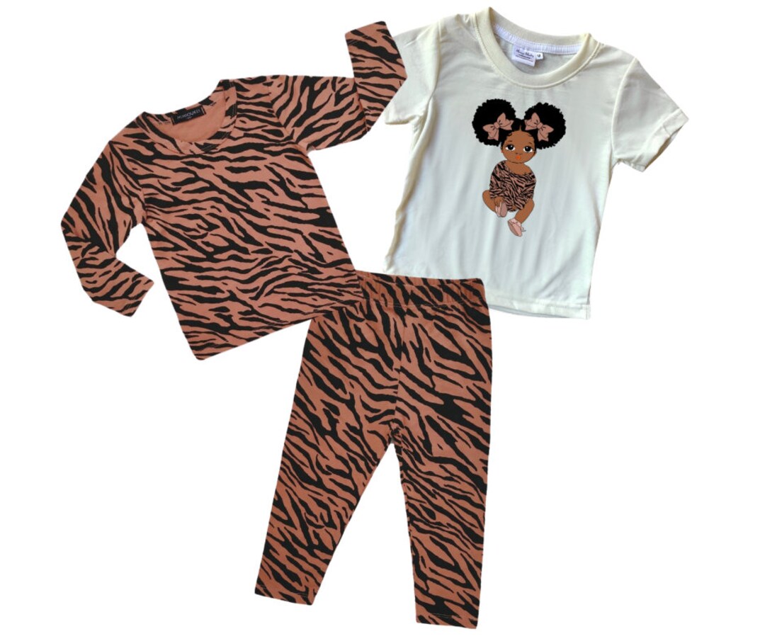 Kids Customizable Pajama Set Size: 4T-5T - Etsy