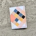 Pastel Color Greeting Card With an Original Pattern. Geometric - Etsy