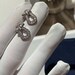 Vachette Clasp Stud Earringfull Set Diamond 925 Silver 14k Filled Gold ...
