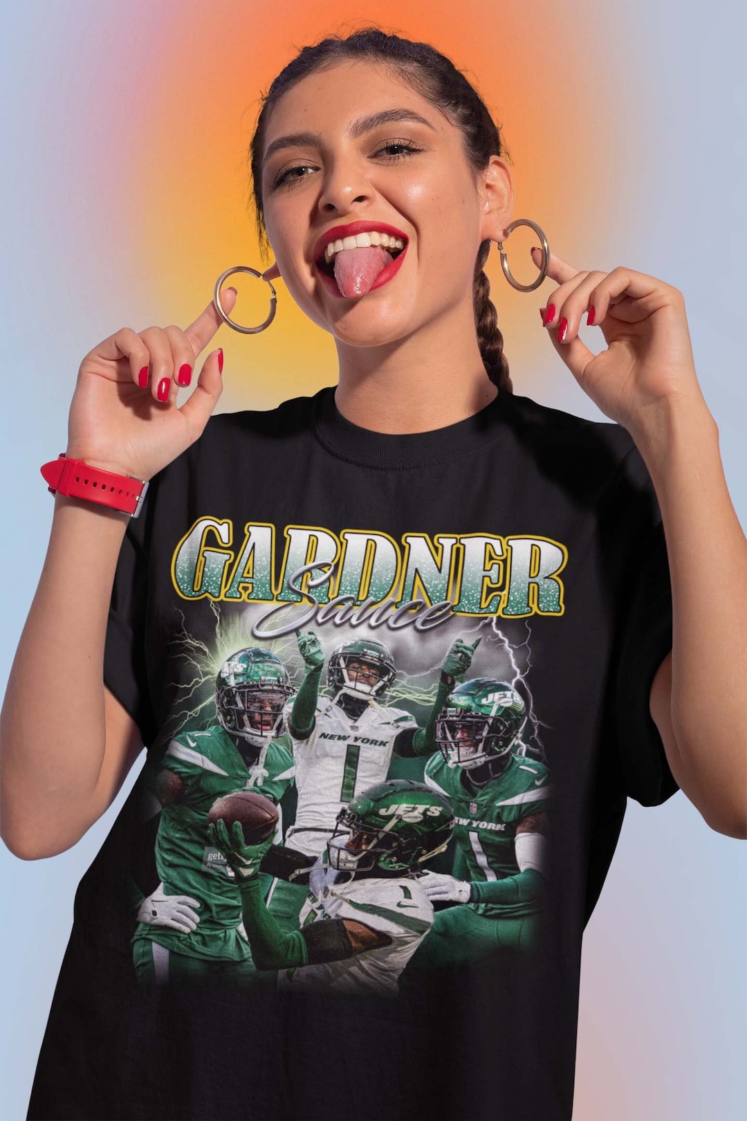Sauce Gardner Shirt Vintage 90s /cornerback Homage Retro Classic ...