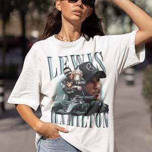 Lewis Hamilton Shirt Formula 1 Racing Team Mercedes 90s Vintage X ...