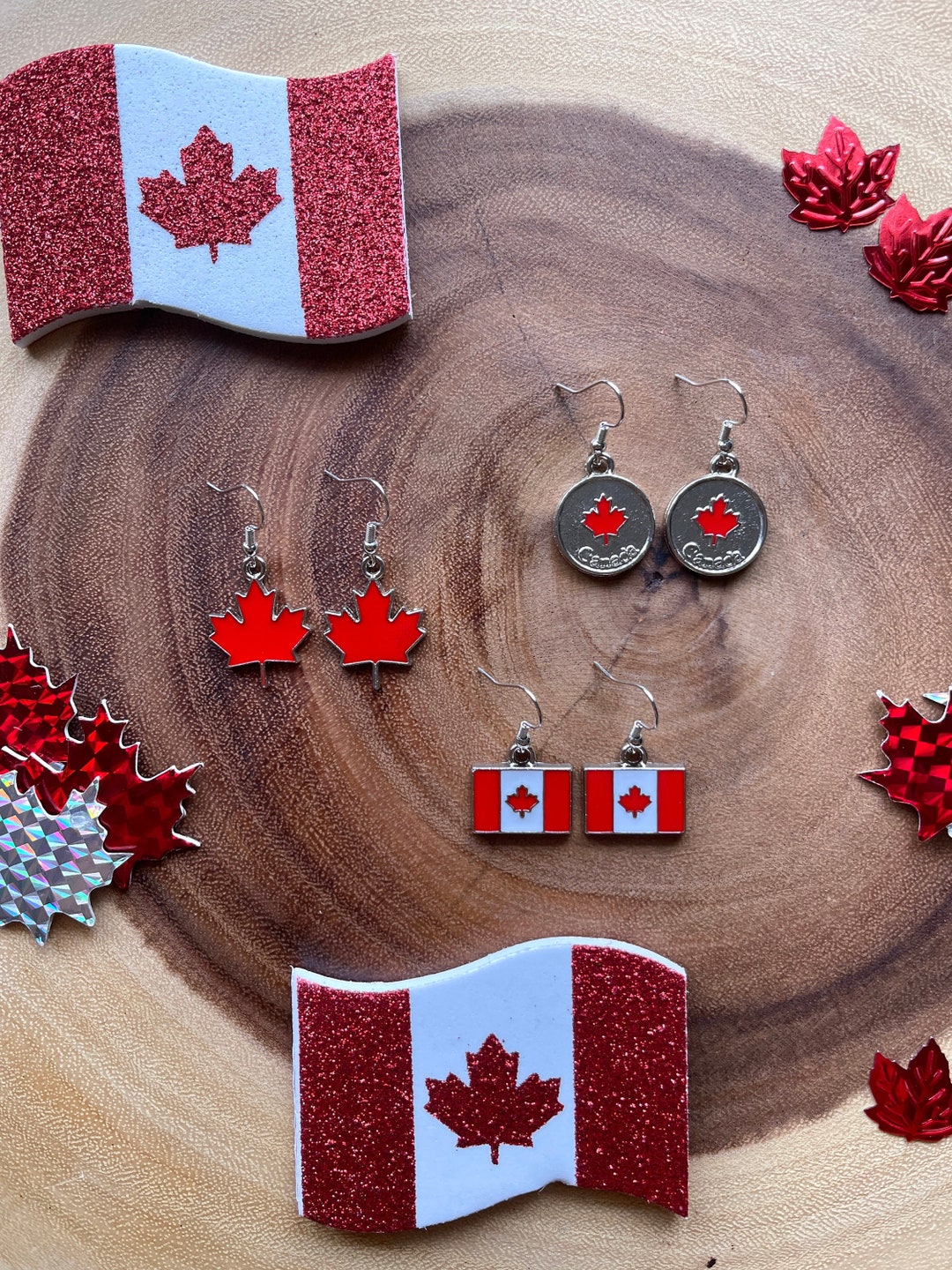 Canada Earrings Canada Day Earrings Canada Maple Leaf Earrings Canada ...