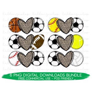 SOCCER BALL Png Bundle, Sport Bundle Png, Baseball Blank Png, Softball ...