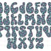 Retro Alien Doodle Letters Png, Retro Font Png, Alien Sublimation ...