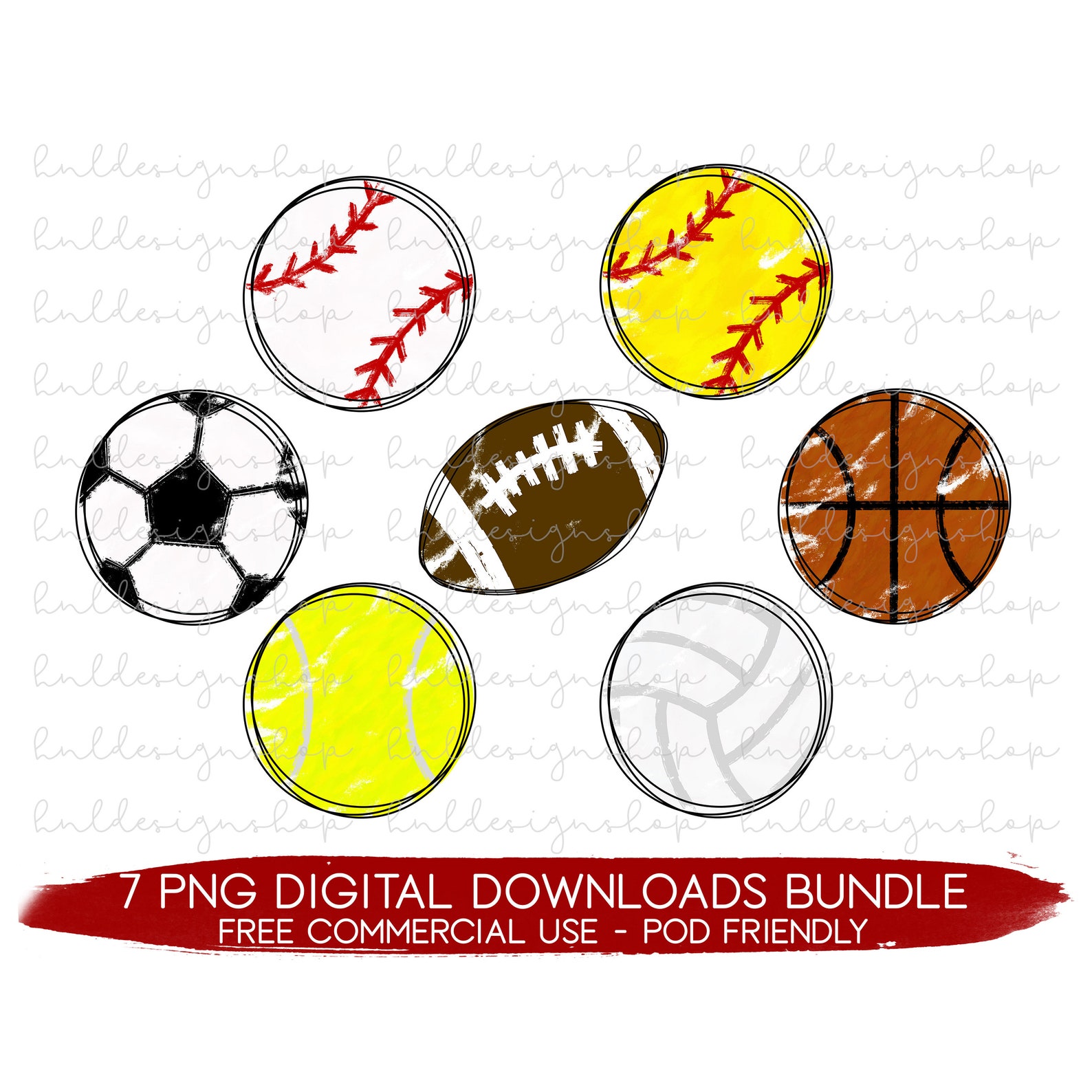 Sports Balls Png Bundle, Sport Bundle Png, Baseball Blank Png, Softball ...