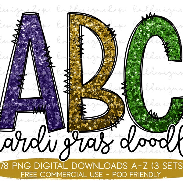 Mardi Gras Doodle Png - Etsy