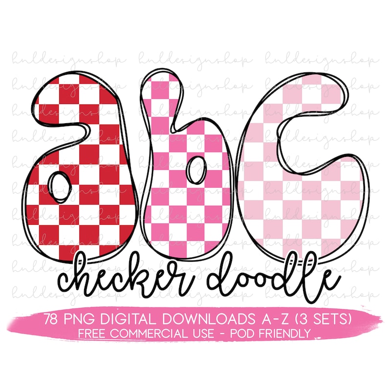 Checker Set - Etsy