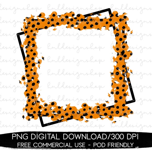 Spooky Frame Clipart - Etsy