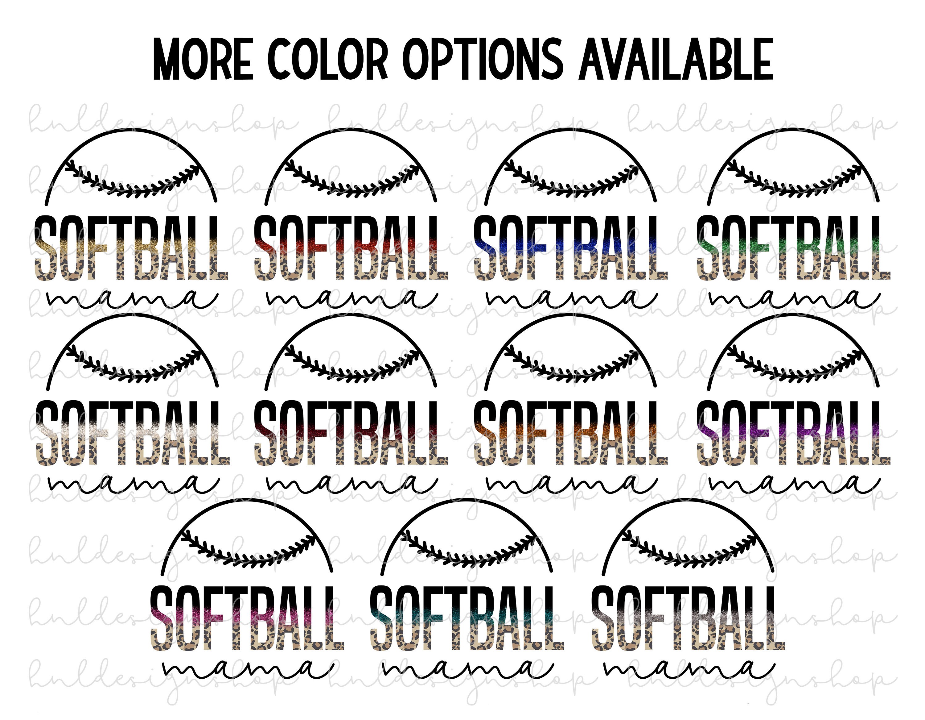 Pink Glitter Softball Mama Png Pink Softball Team Colors | Etsy