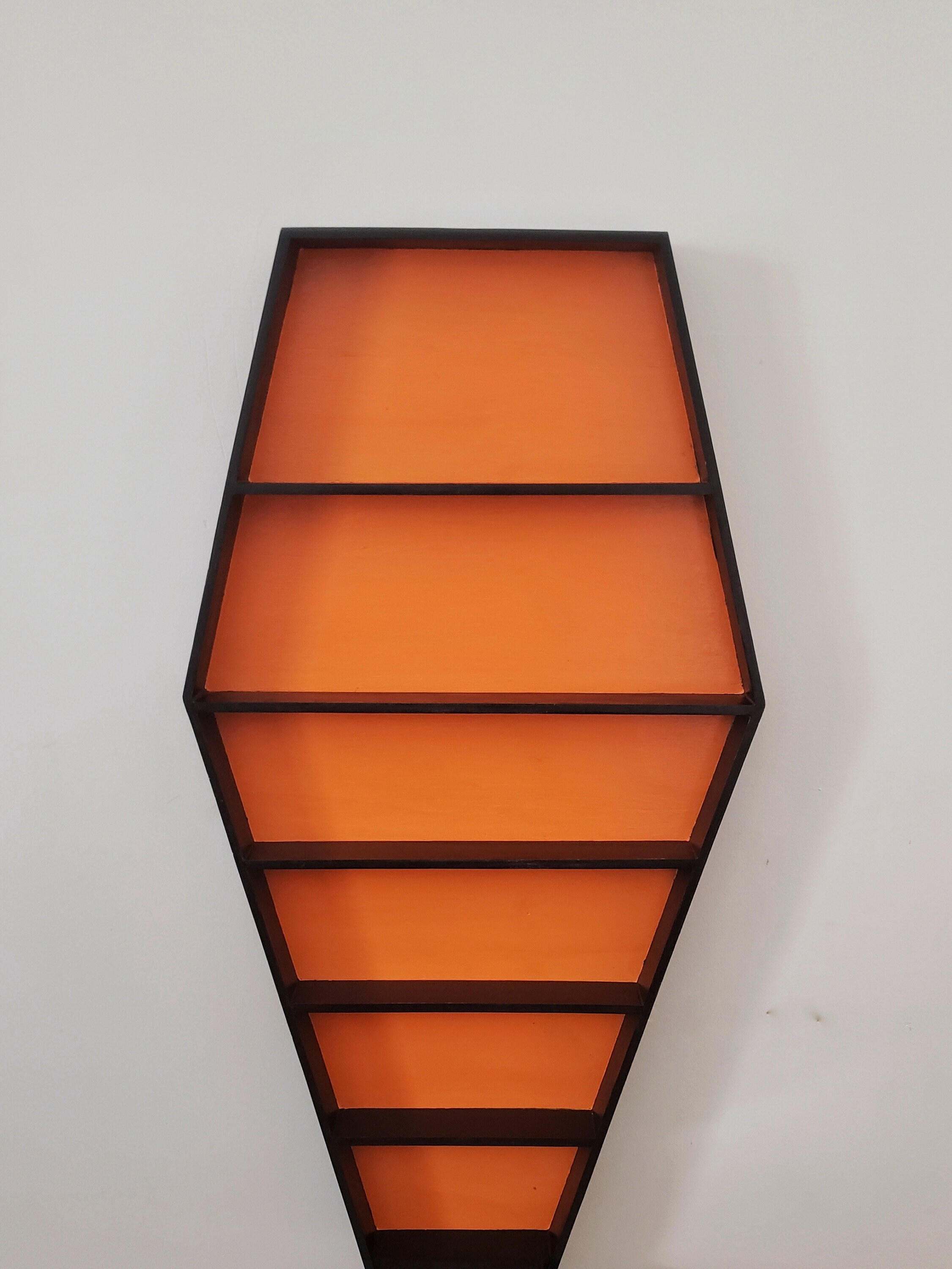 Coffin Shelf Coffin Wall Shelf Tattoo Ink Shelf 3 Foot Tall - Etsy
