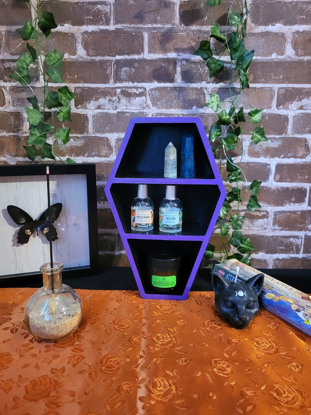 Coffin Shelf, Oddities Display, Spooky Shelf, Macabre Design ...