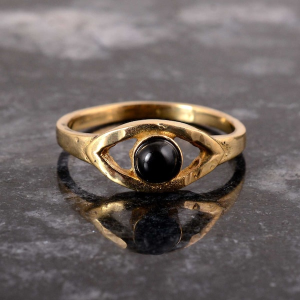 Black Obsidian Evil Eye - Etsy
