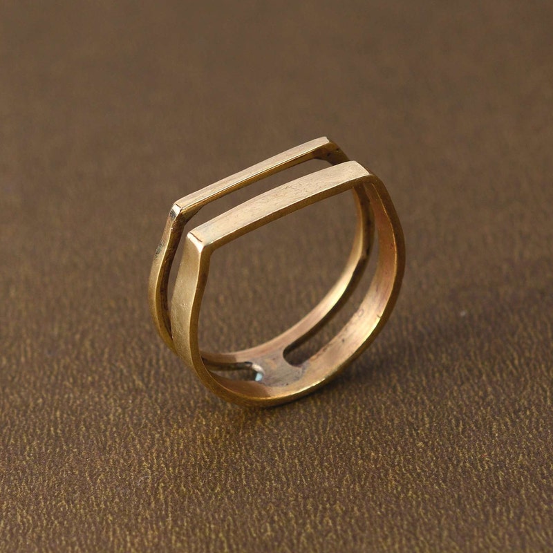 Modern Ring - Etsy