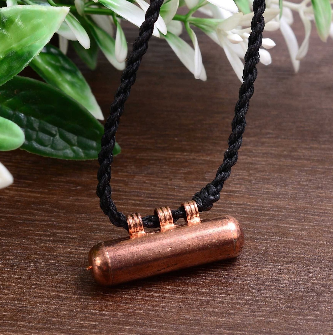 Brass Taweez With Black Thread, Brass Locket Pendant, Brass Kavach ...