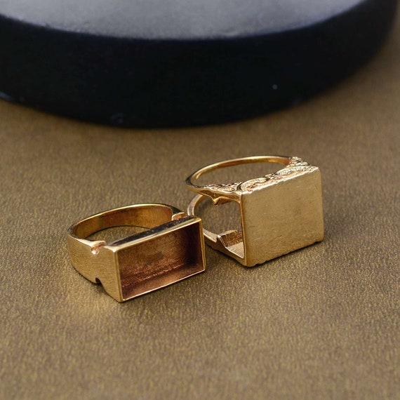Secret Compartment Ring Handmade Poison Ring Signet Pill - Etsy
