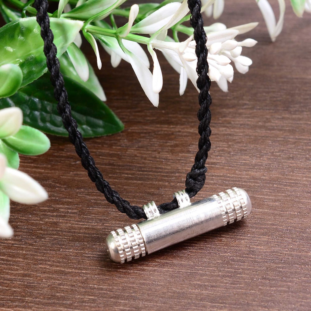 Silver Taweez Locket Pendant: Kavach Prayer Amulet Necklace - Etsy