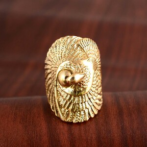 Gold Eagle Ring, Mens Eagle Ring, Mens Native American Rings, Gothic ...
