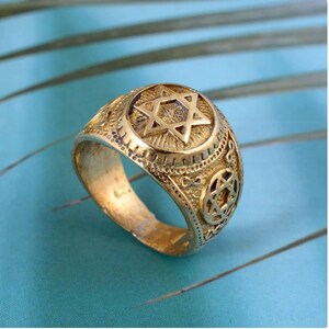 Star of David Ring. Jewish Star Ring. Star Ring Jewelry. Archangels ...