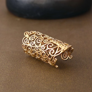 Arthritis Finger Splint for Both PIP & DIP Joints Ring Brass, Brass ...