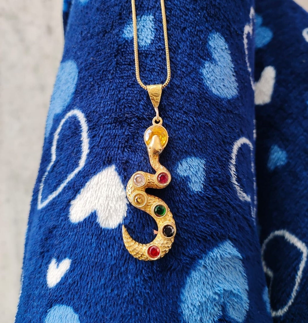 Snake 7 Chakras Pendant Handmade Pendant Snake Pendant - Etsy