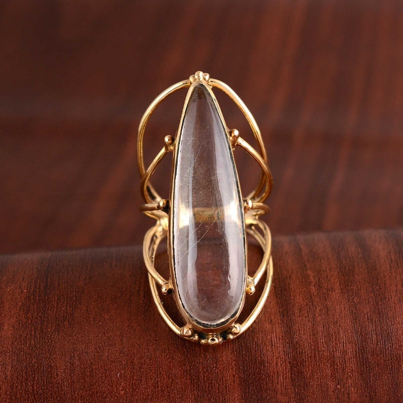Crystal Rings - Etsy