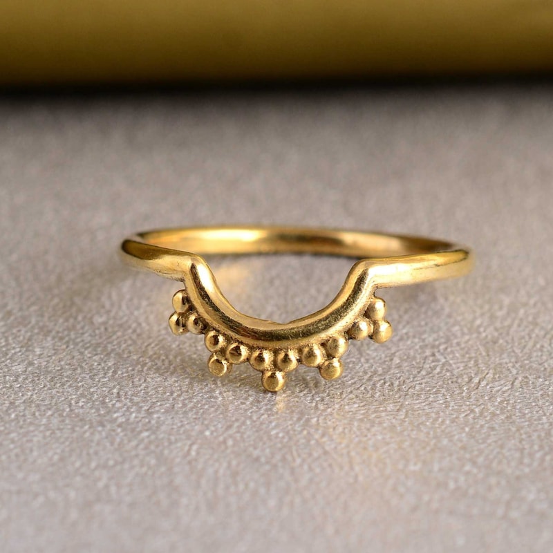 Curved Ring - Etsy