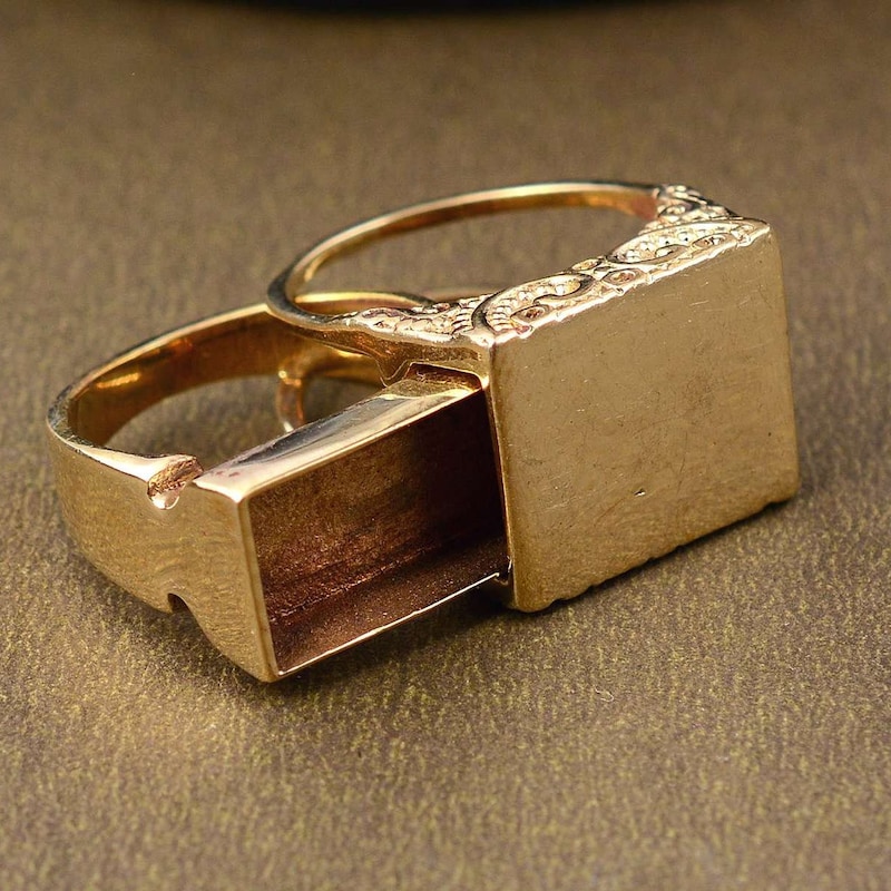 Compartment Ring - Etsy