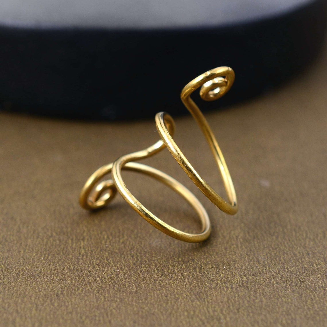 Arthritis Adjustable Finger Splint Sterling Silver or Brass Hammered ...