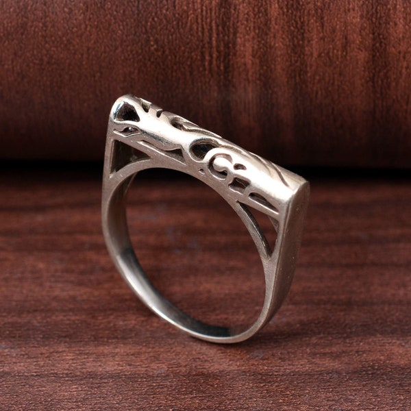 Square Band Ring - Etsy