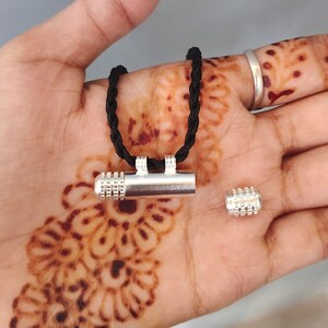 Silver Taweez Locket Pendant: Kavach Prayer Amulet Necklace - Etsy