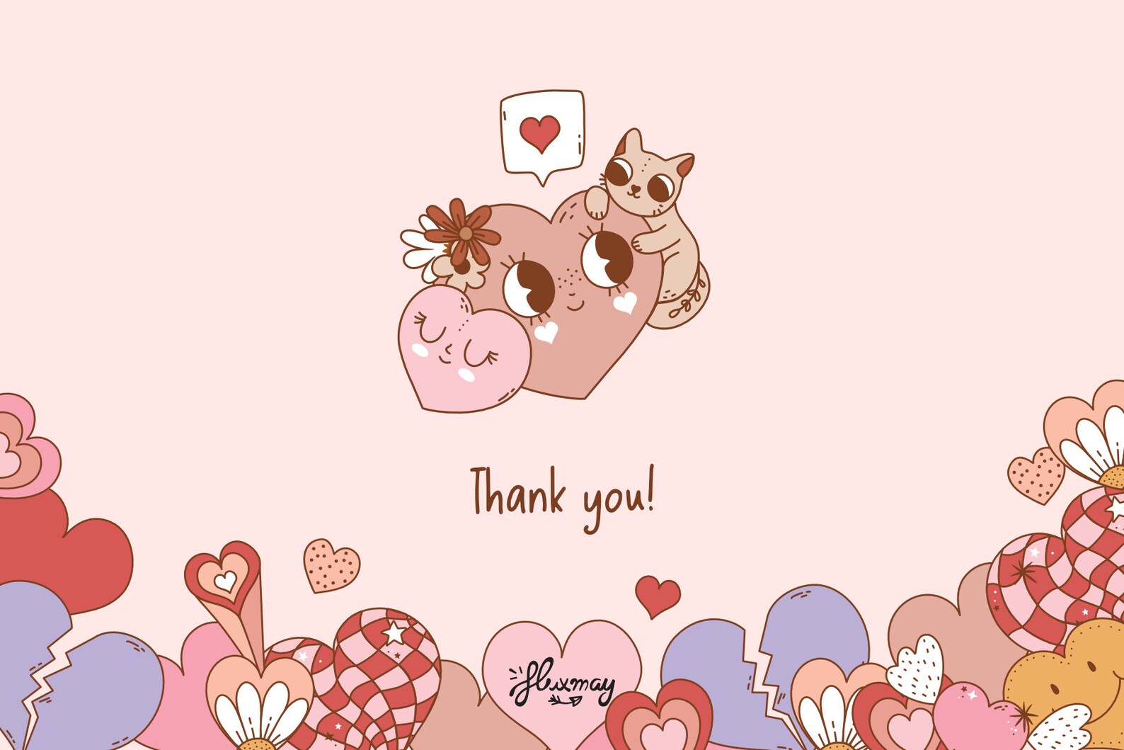 Retro Groovy Valentine Huge Sublimatiom Bundle, Cute Clipart, and T ...