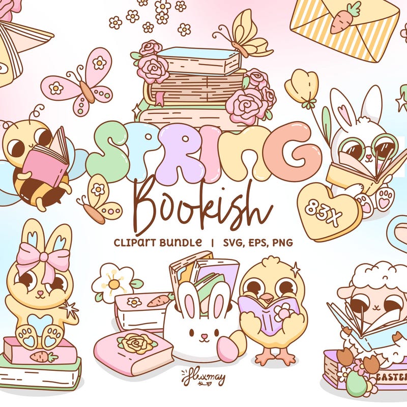 Spring Library Decor - Etsy