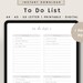 Blank Checklist Planner Printable to Do List Planner Minimalist Planner ...